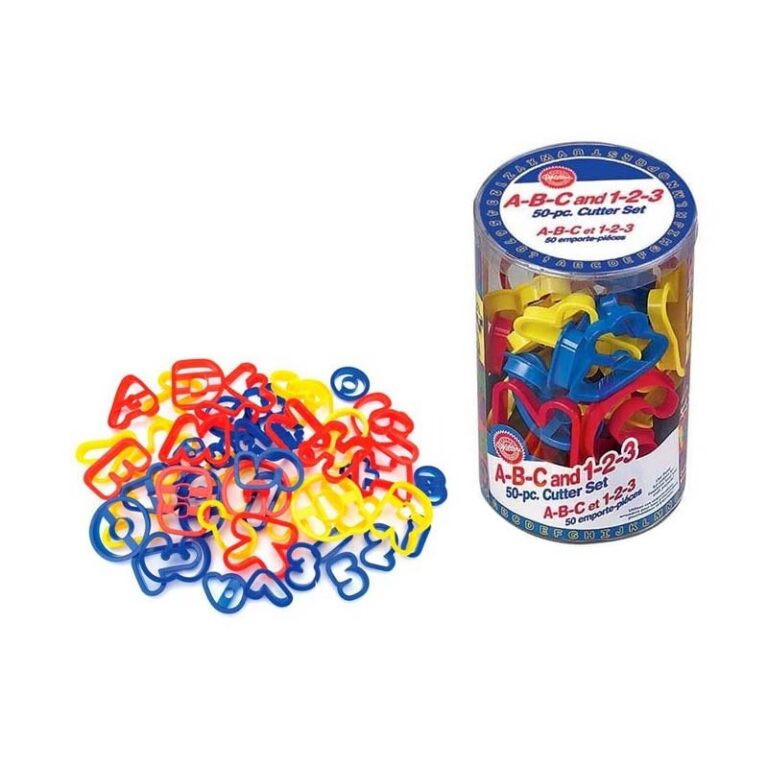 Wilton ABC and 123 Cookie Cutter Set – The Little Cook Company